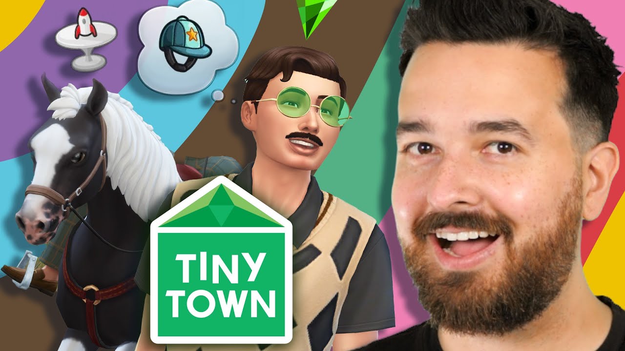 We're switching Sims in the Tiny Town challenge! - Part 2 - YouTube