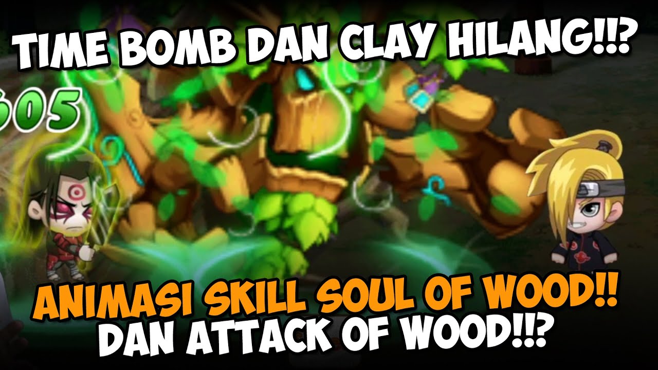 Animasi Skill UR Sage Hashirama Soul Of Wood Dan Attack Of Wood Di ...