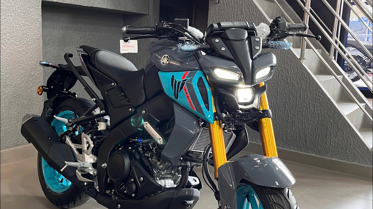 2023 New Model Yamaha Mt15 v3 CYAN STORM New Colour Details Review In ...