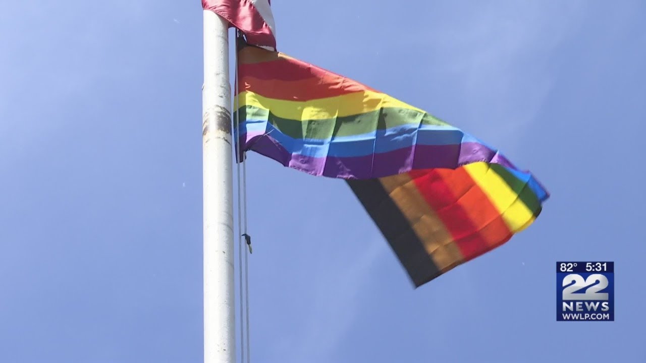 Pride flag raising - YouTube