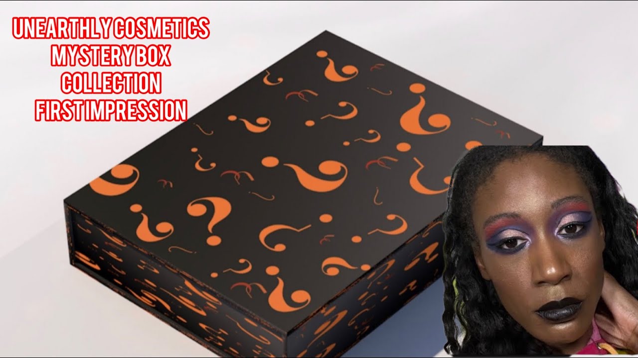 Unearthly Cosmetics Halloween Mystery Box Collection Unboxing/First ...