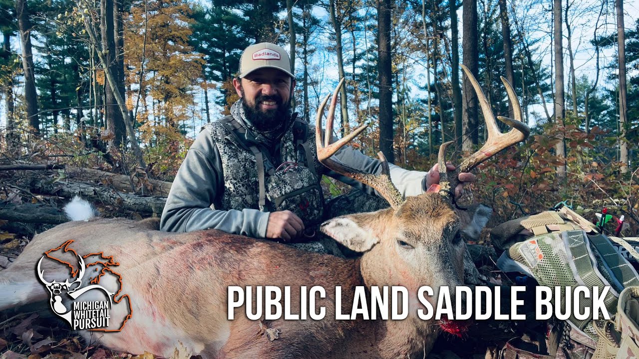 Michigan Deer Hunting 2022: Big Public Land Buck out of Saddle!! - YouTube