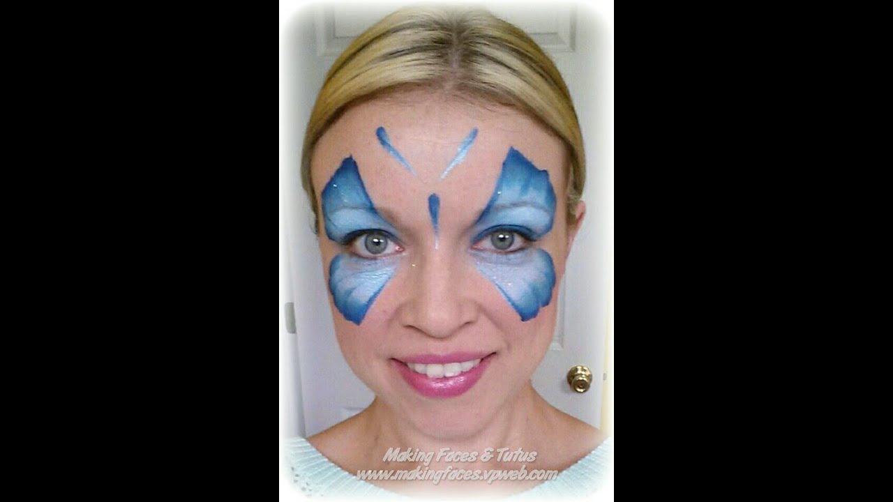 Easy Fast One Stroke Butterfly Face Painting YouTube easy-fast-one-stroke-butterfly-face-painting-youtube