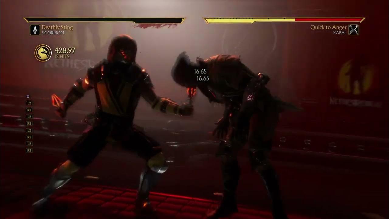 Mortal Kombat 11 scorpion combo - YouTube