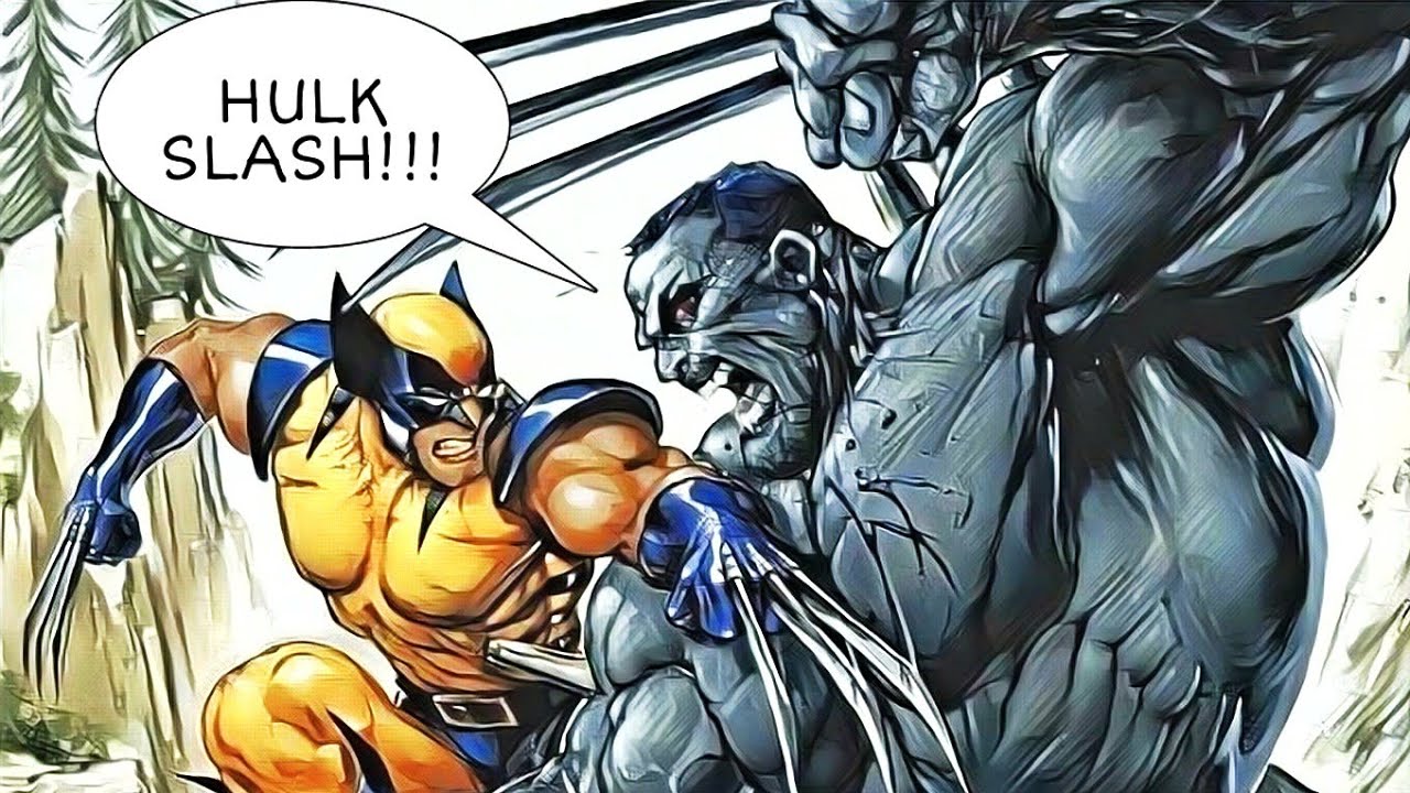 The Wolverine vs The Adamantium Hulk with some Ninjas | Marvel - YouTube