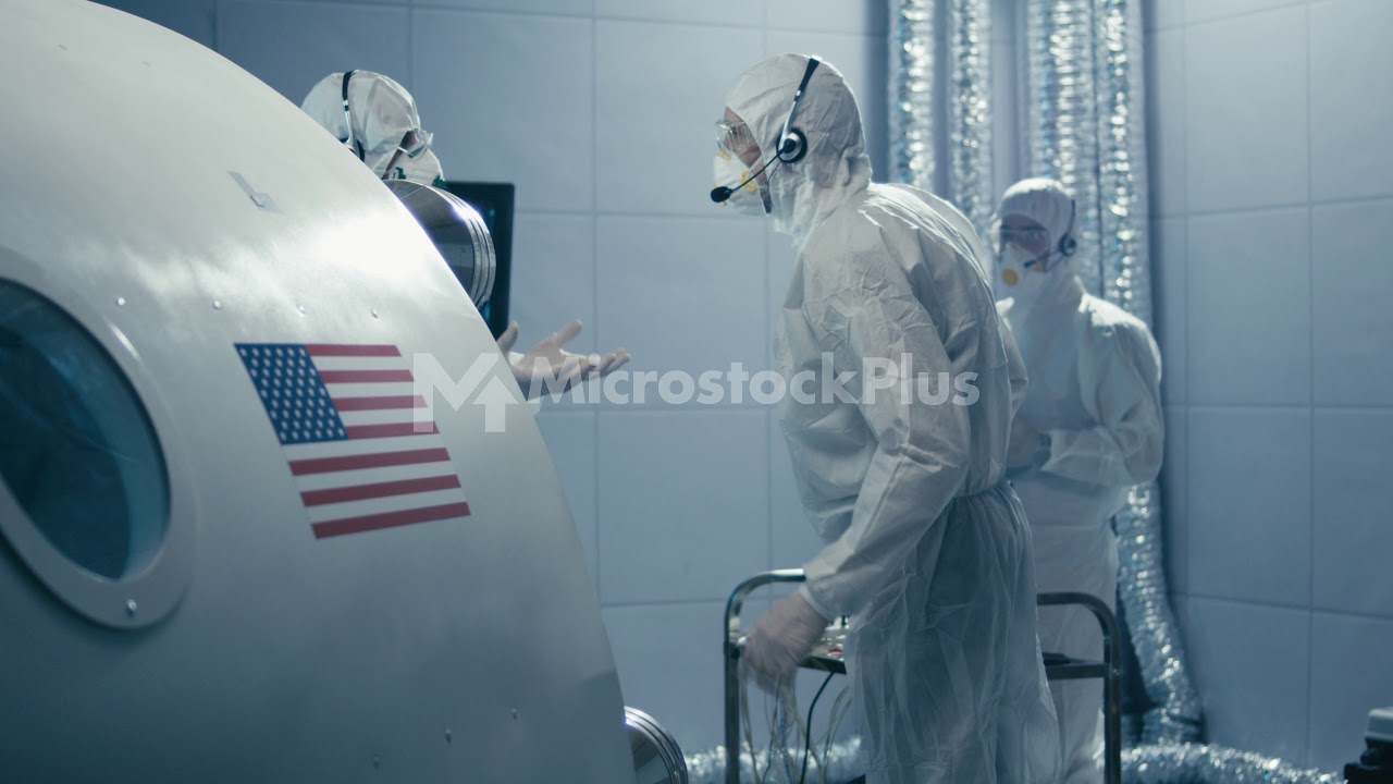 Engineers discussing in clean room - YouTube
