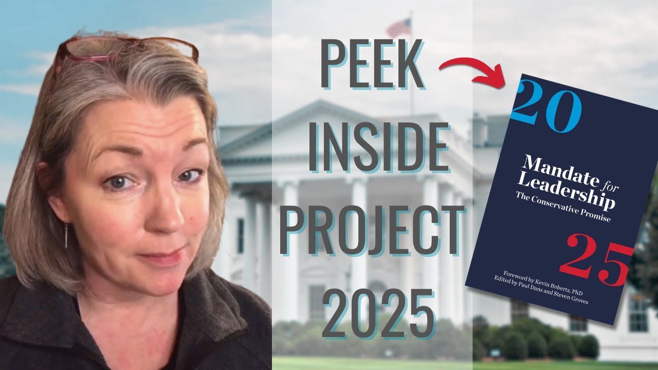 Project 2025: The Awful Details Inside -- with specific page numbers ...