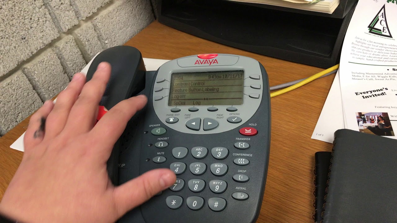 How to Logoff IP Phone - YouTube