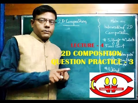 NATA CLASSES - 2D COMPOSITION QUESTION PRACTICE - 3 (LECTURE - 4) - YouTube