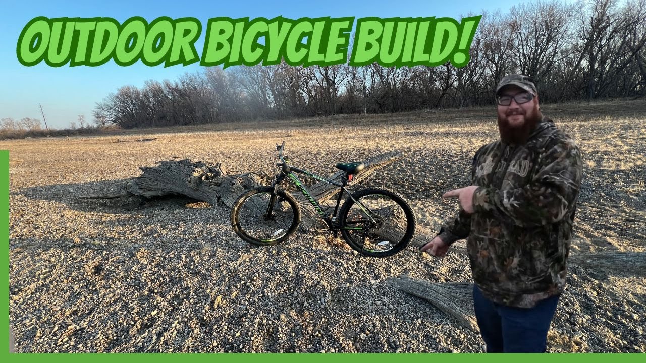 Outdoor bicycle build! - YouTube