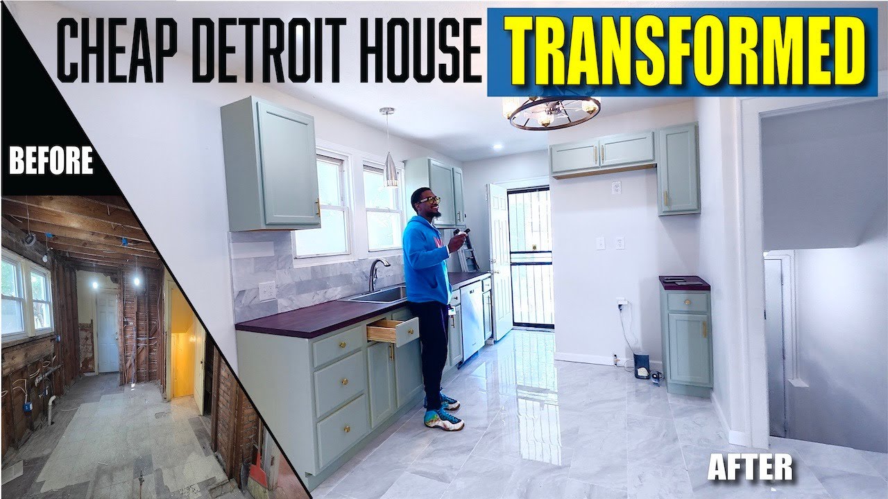 We Finished Renovating This Cheap Detroit House on a Budget (part 8 ...