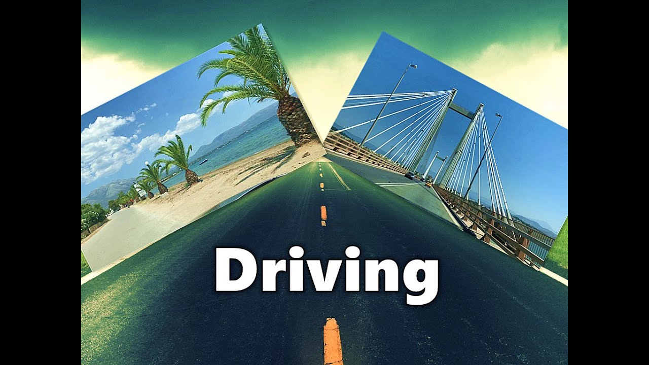 4K- Relax driving in Greece|Beaches|high bridge evripos|trees|Evia ...