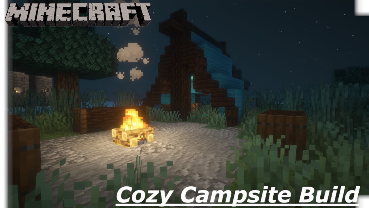 Minecraft: Cozy Campsite Build! - YouTube