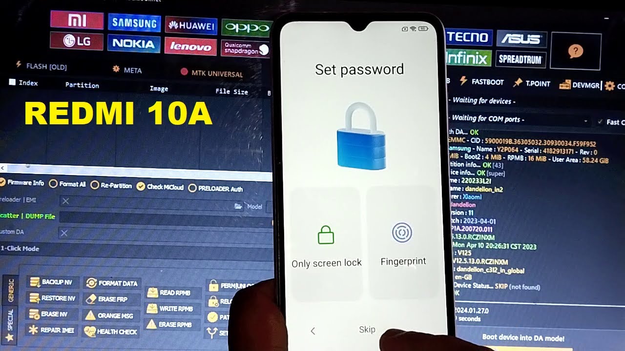 Redmi 10A FRP Unlock Tool 100% Done ! 2024 - YouTube