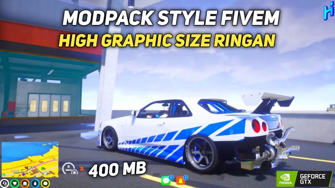 GTA SA MOD FIVEM DAN JDM HIGH GRAPHIC Ringan - YouTube