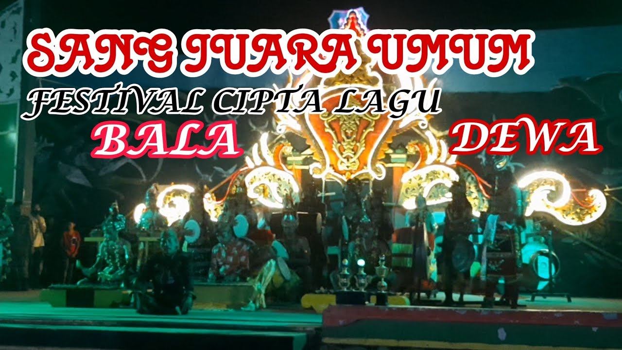 SANG Juara Festival Cipta Lagu 2023 " BALADEWA " - YouTube