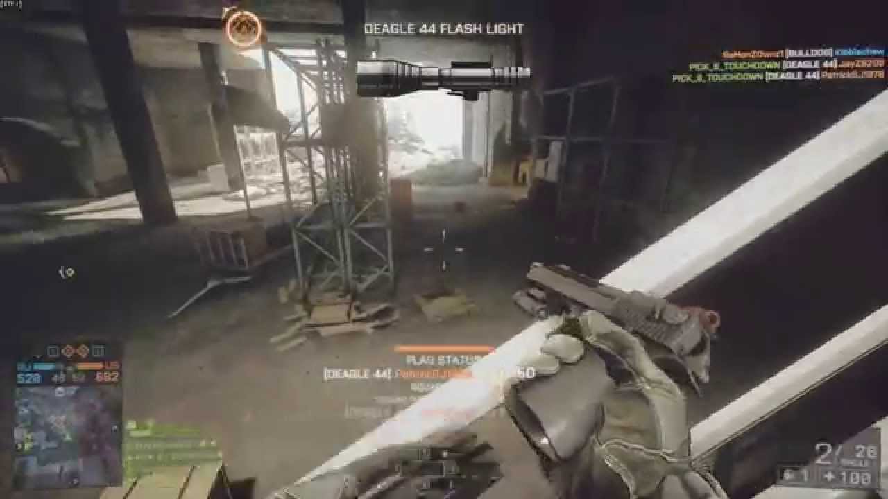 BF4 Dragon's Teeth Early Look: The Deagle 44. The Sidearm To Beat? - YouTube