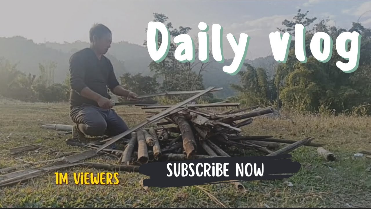 How to make steam rice in bamboo// Campfire//cooking. - YouTube