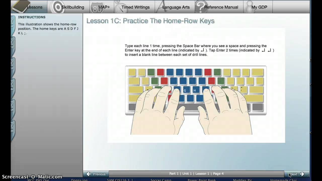 GDP Keyboarding Website Instructions - YouTube