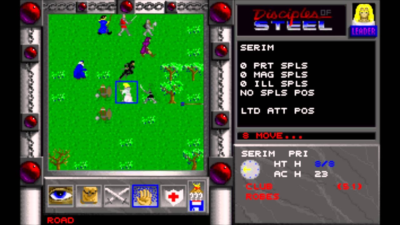 Disciples of Steel (MS-DOS) Intro und Gameplay - YouTube