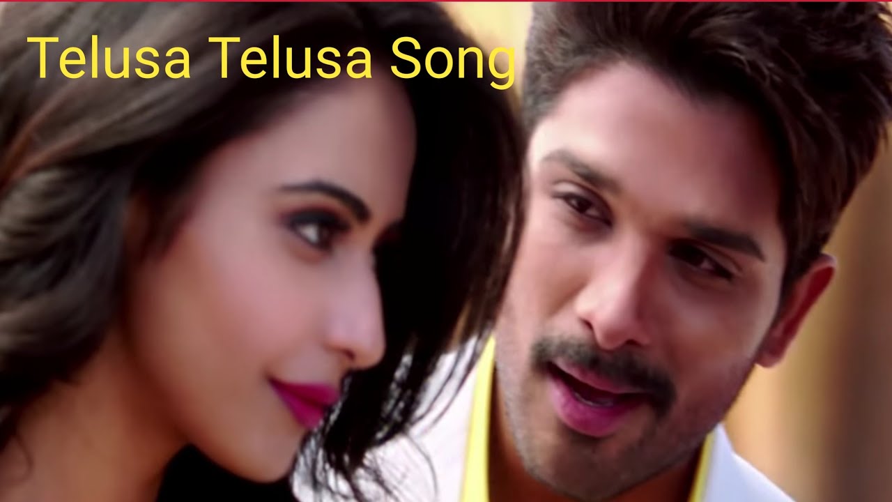 Telusa Telusa Song | Sarrainodu | Allu Arjun | Rakul Preet Singh - YouTube