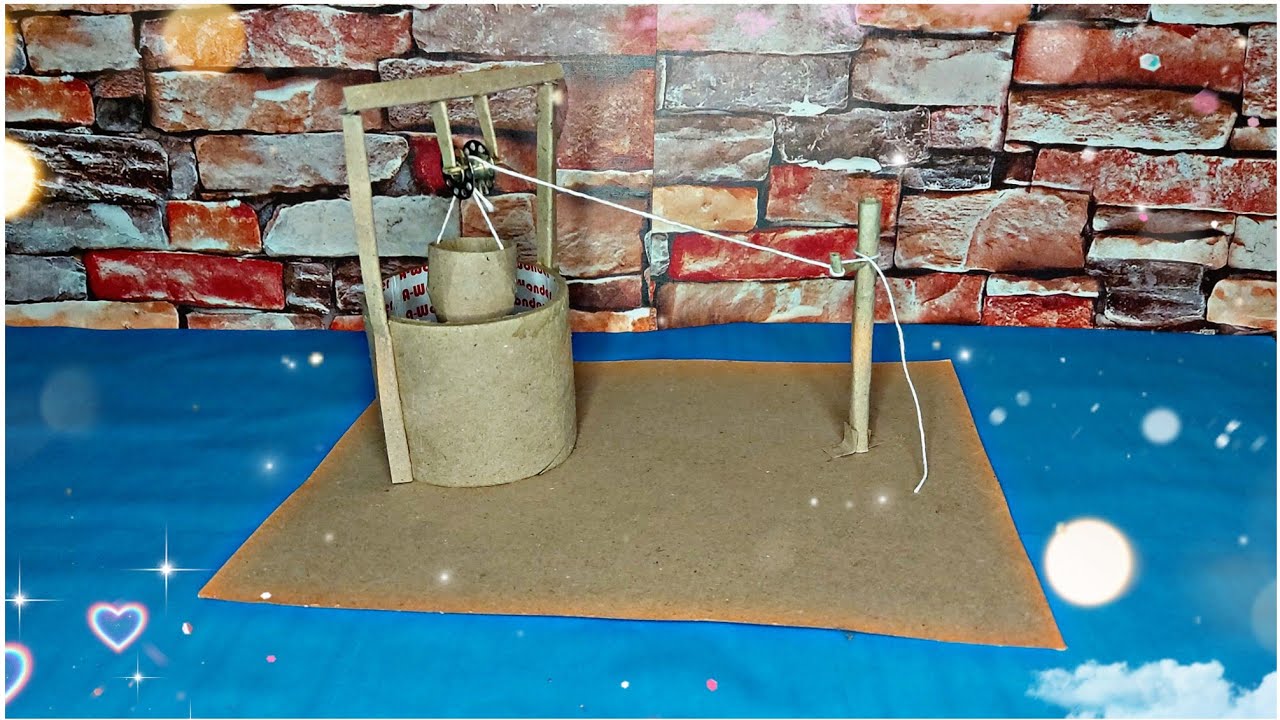 How To Make Well |Cardboard and Waste Metrial |Alex Creations| - YouTube