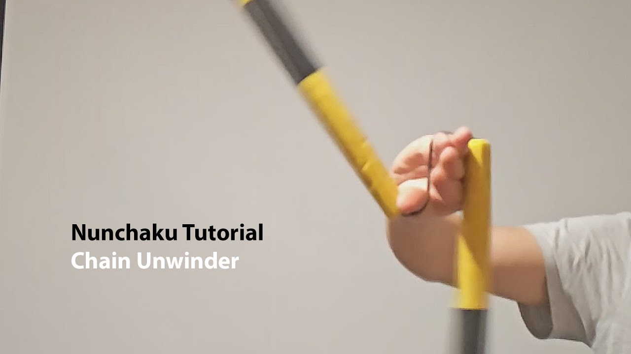 nunchaku freestyle tutorials 〉〉 chain unwinder - YouTube