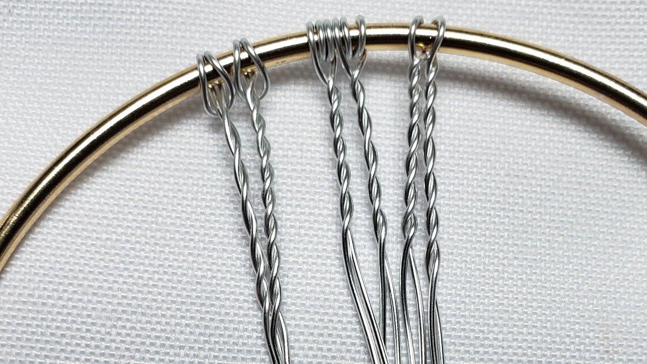 3 ways to attach your wires to your hoop. - YouTube