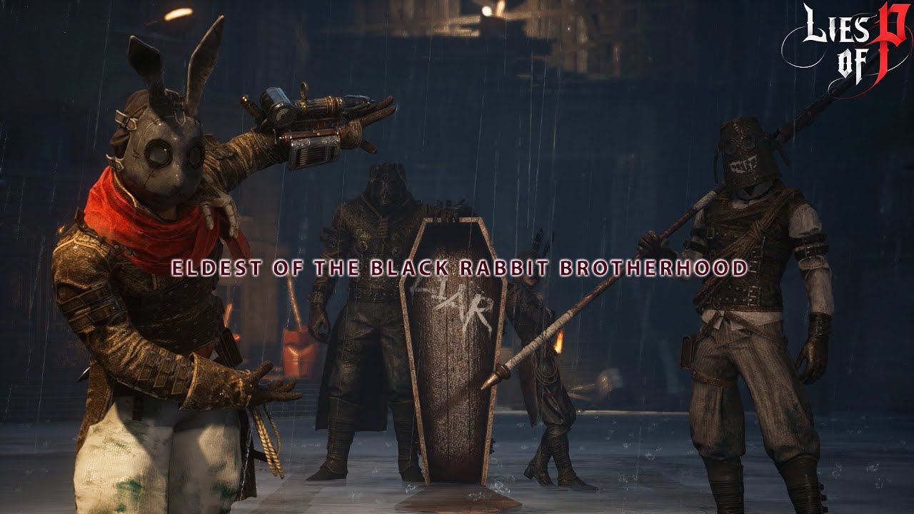 Lies of p - Eldest of the Black Rabbit Brotherhood Boss Fight - YouTube