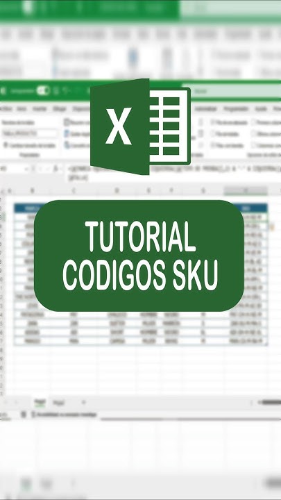 Tutorial Codigo Sku Como Generar En Excel Excel Exceltips Exceltutorial Shorts 