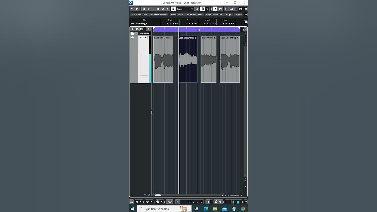 Auto select events under cursor in Cubase 12 - YouTube