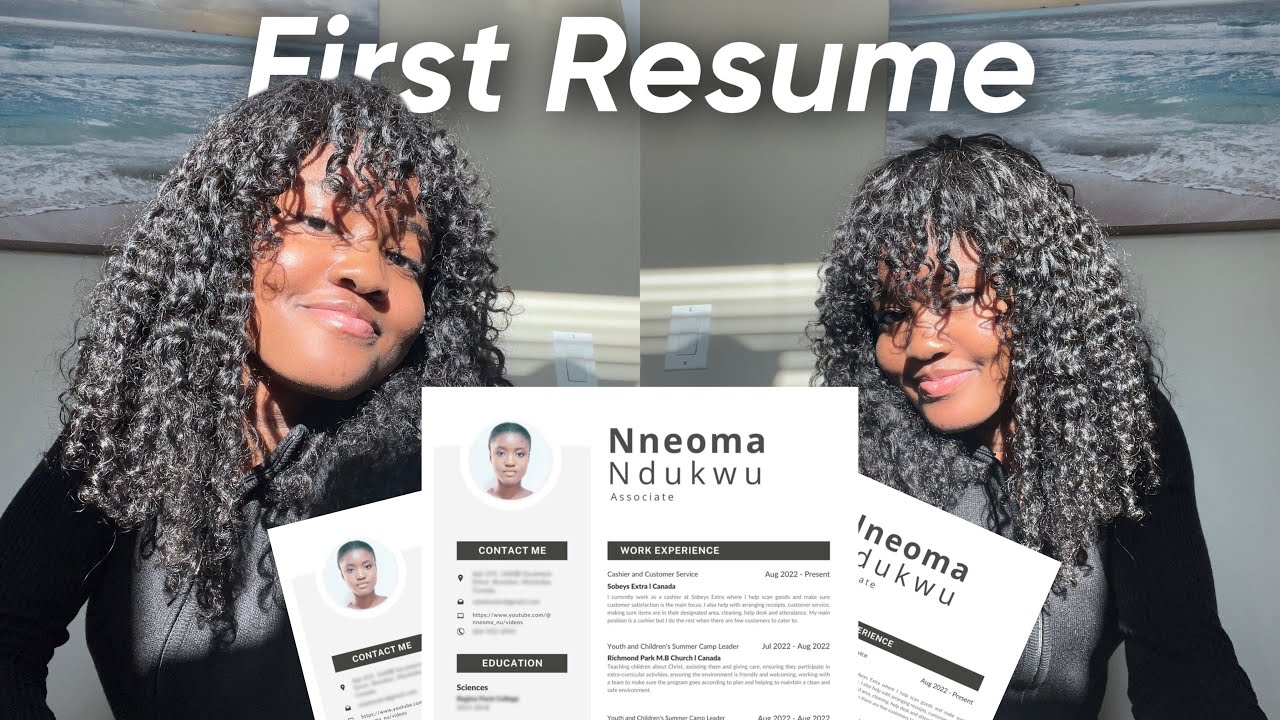 How to write your first resume - YouTube