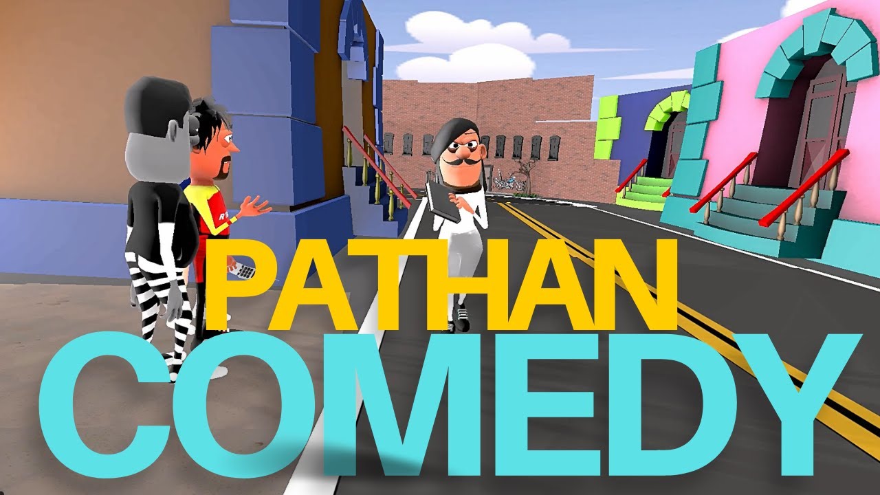 Funny Pathan Interview || Best Comedy Cartoon || Pathan Cartoon In ...