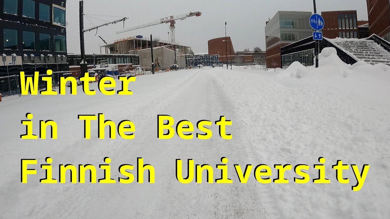 Winter Tour of the Aalto University Otaniemi Campus - WalkTalk No.1 # ...