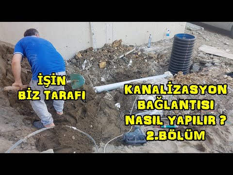#BİNA #KANALİZASYON #HATTI NASIL BAĞLANIR ? / #KANALİZASYON BAĞLANTISI 2. BÖLÜM