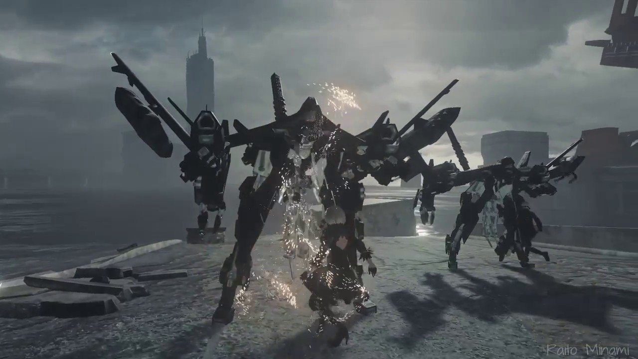 Nier: Automata - Flooded City (BOSS：Grun) 水没都市 BOSS：グリューン - YouTube