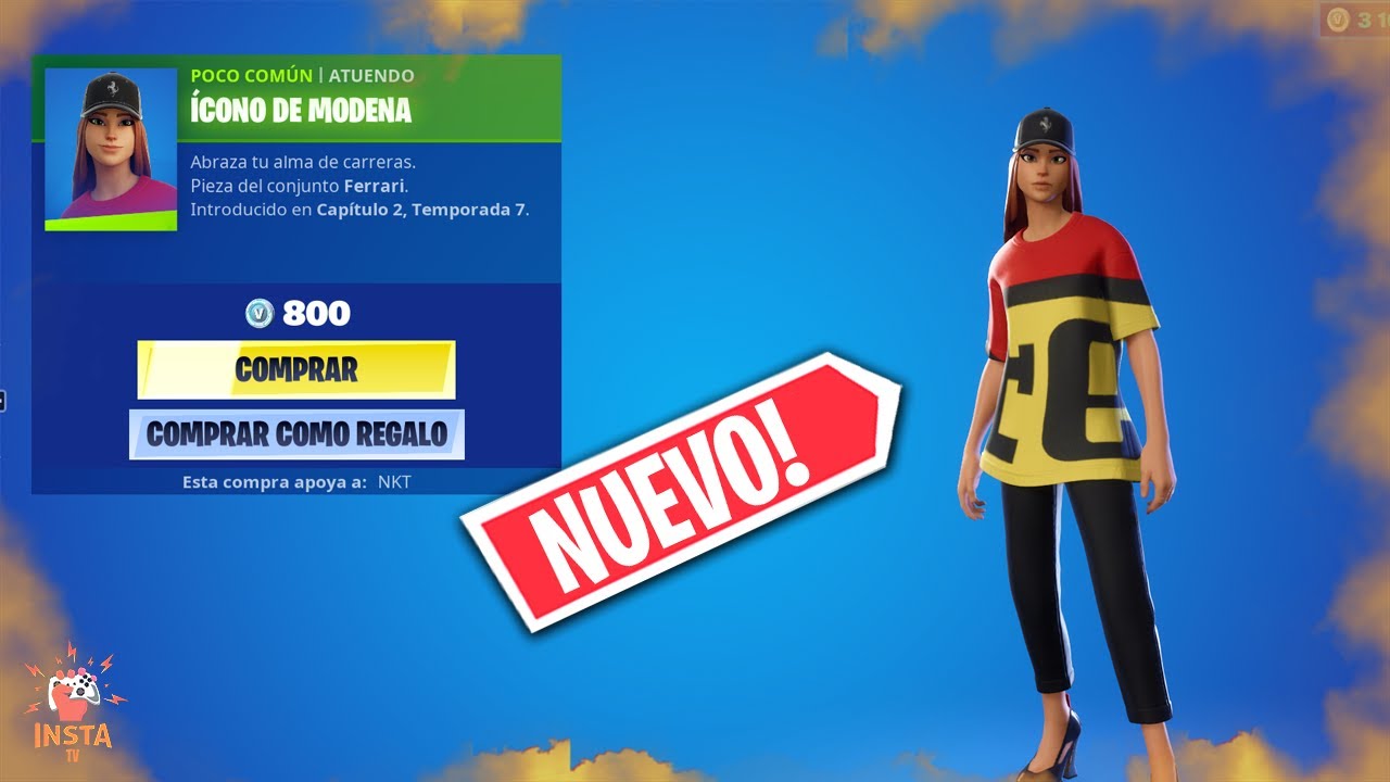 NUEVAS SKINS DE FERRARI TIENDA FORTNITE HOY + ANUNCIO DE SORTEO CON 25 ...