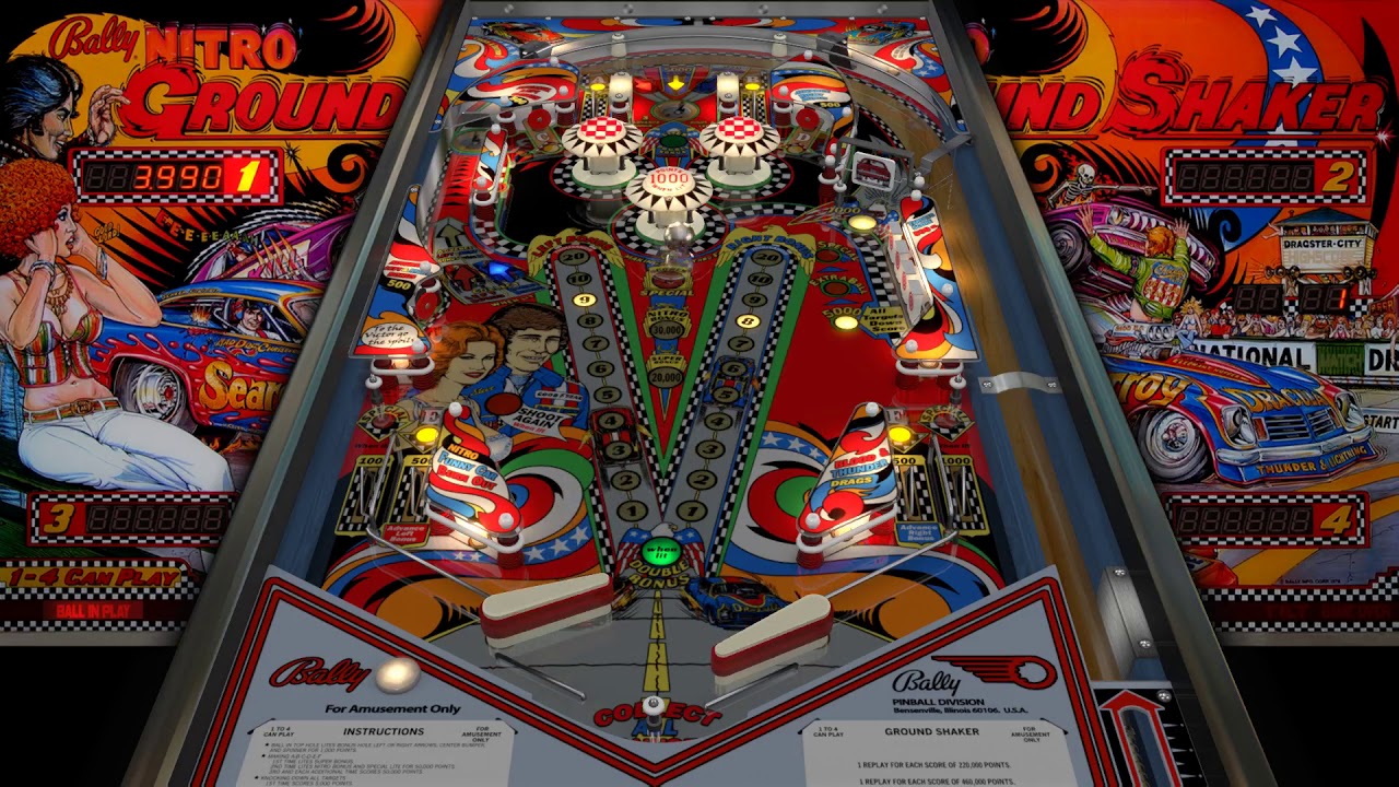 Nitro Ground Shaker Pinball VPX - YouTube