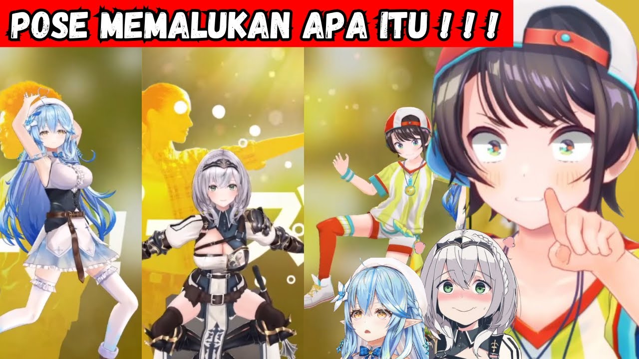 Gerakan dan Pose Lucu Subaru Noel Lamy Ketika Jadi Lagi Model dan Nge ...