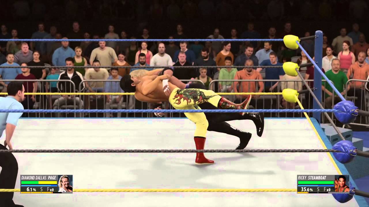 WWE 2K16. WCW. DDP VS Ricky Steamboat. WCW US Championship. Clash of ...