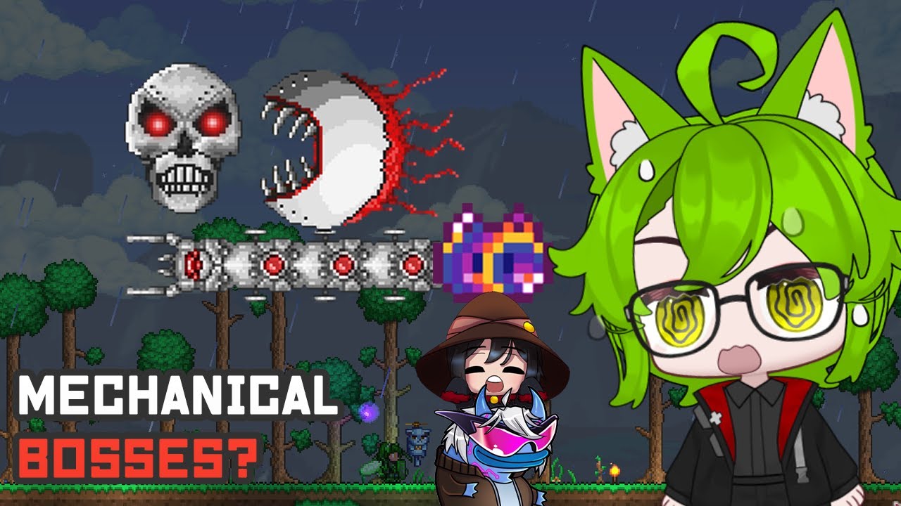【Terraria】Mechanical boss triplets! - Terraria - YouTube