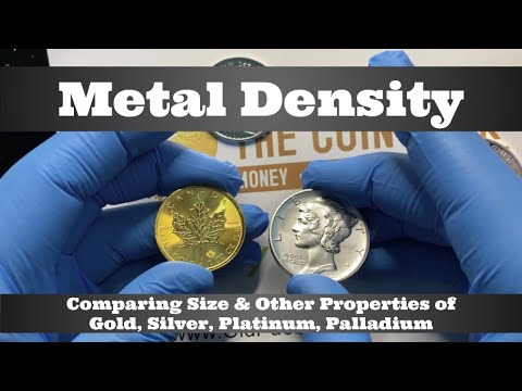 Metal Density - Comparing Size and Other Properties of 1 oz of Gold ...