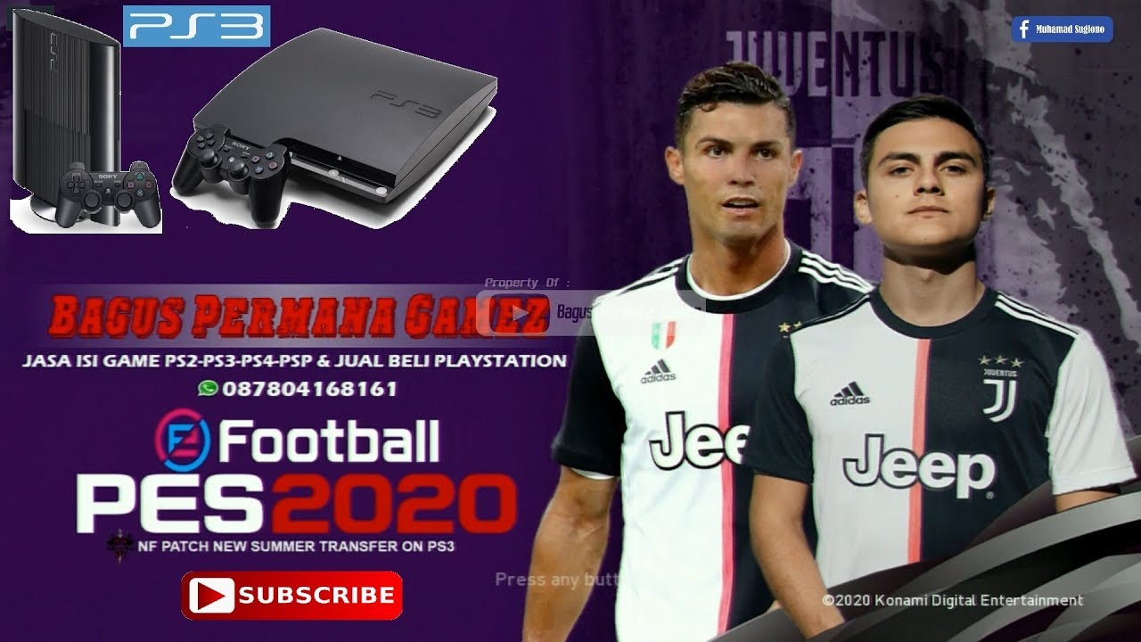 eFootball PS3 PES 2020 NF Patch Summer 19-20 - YouTube