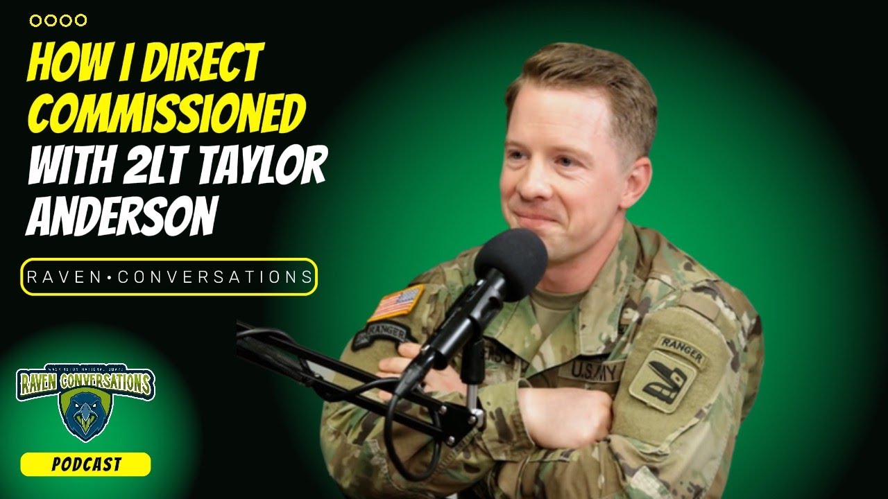 Raven Conversations - How I Direct Commissioned - 2LT Taylor Anderson ...