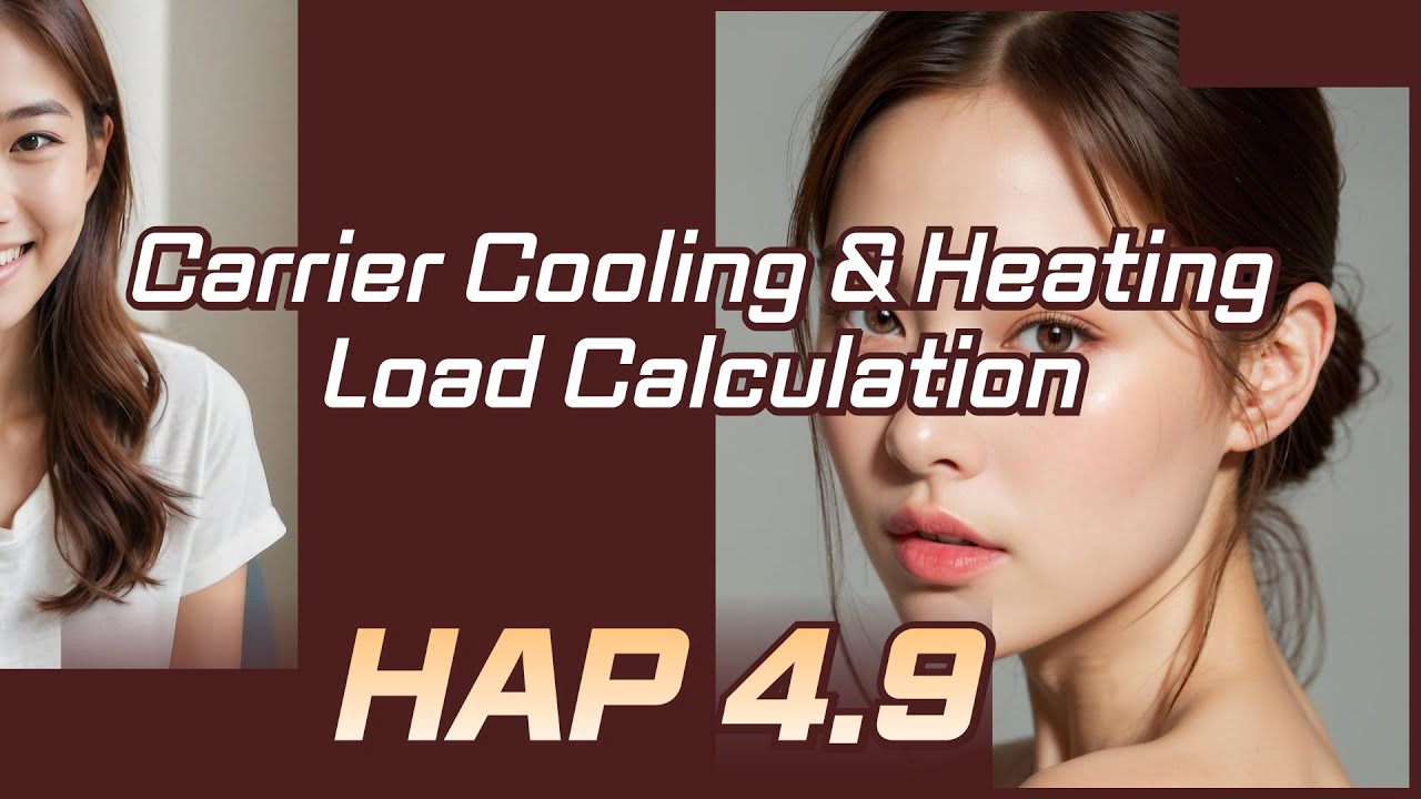 HAP 4.9 Cooling & Heating Load Calculation Method - YouTube