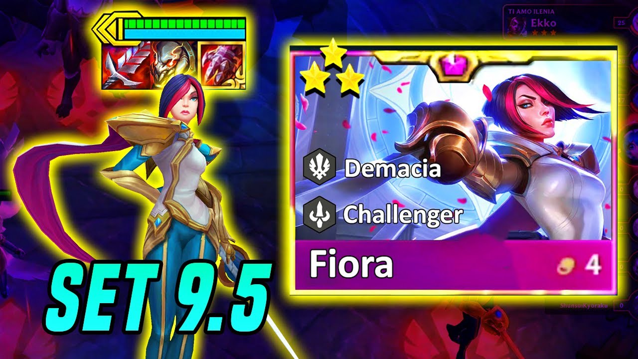 3-Star Fiora AND Quinn Domination | TFT Set 9.5 - YouTube
