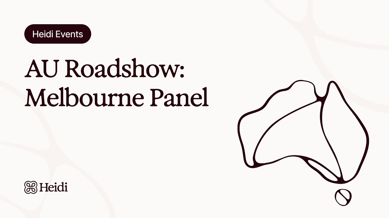 Heidi AU Roadshow 2025 | Melbourne Panel - YouTube