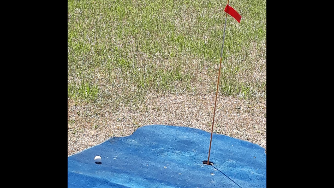 Free Putting Green from Recycled materials DIY easy putt putt golf hole ...