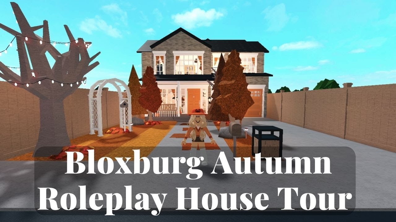 Bloxburg Autumn Roleplay House Tour! - YouTube