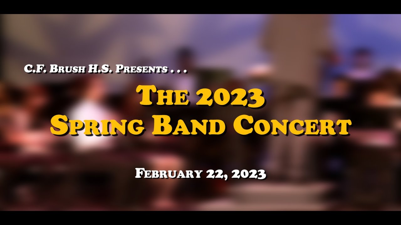 2023 Spring Band Concert | February 22, 2023 - YouTube